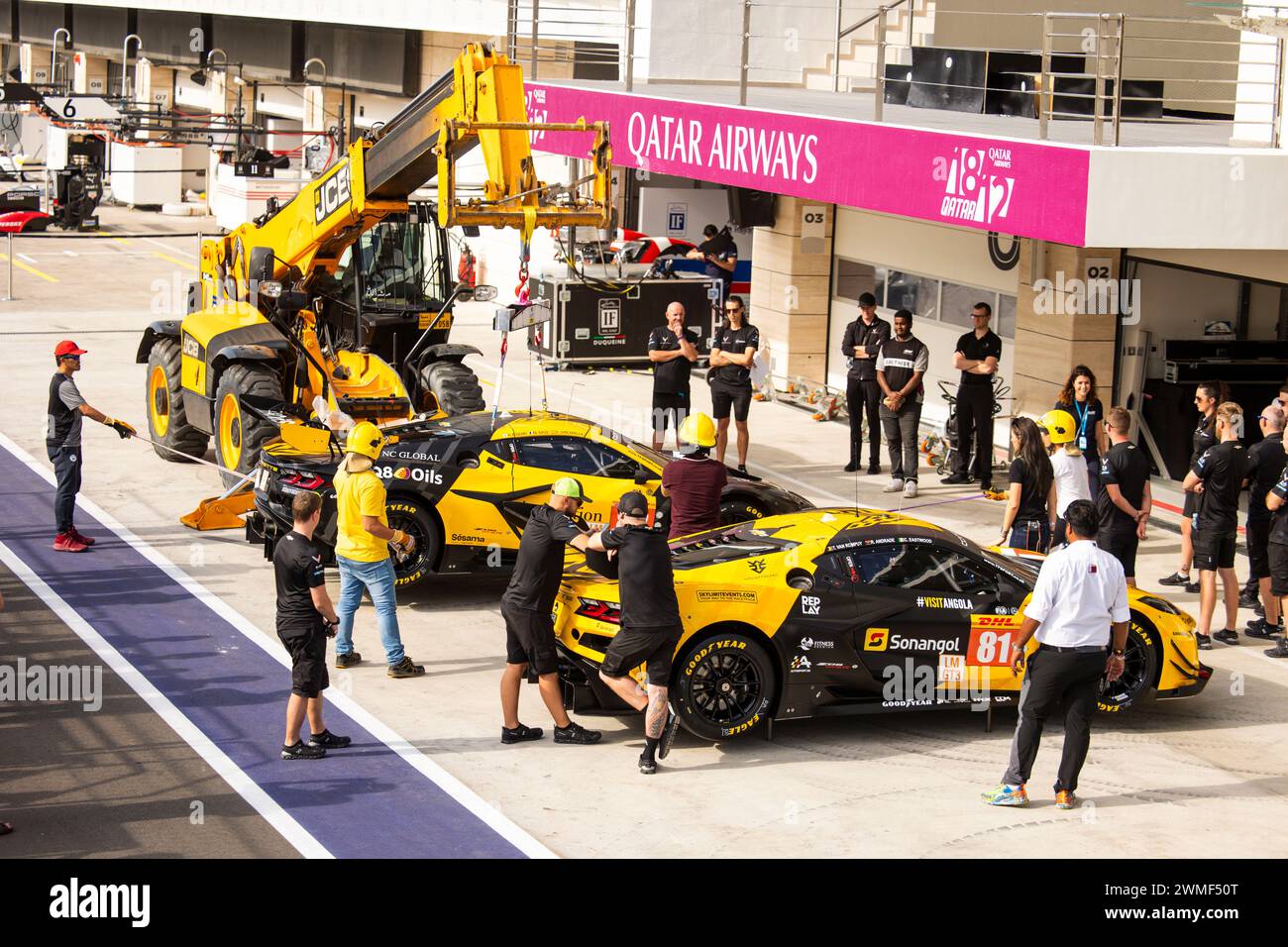 Lusail, Qatar. 25th Feb, 2024. 81 EASTWOOD Charlie (irl), ANDRADE Rui ...