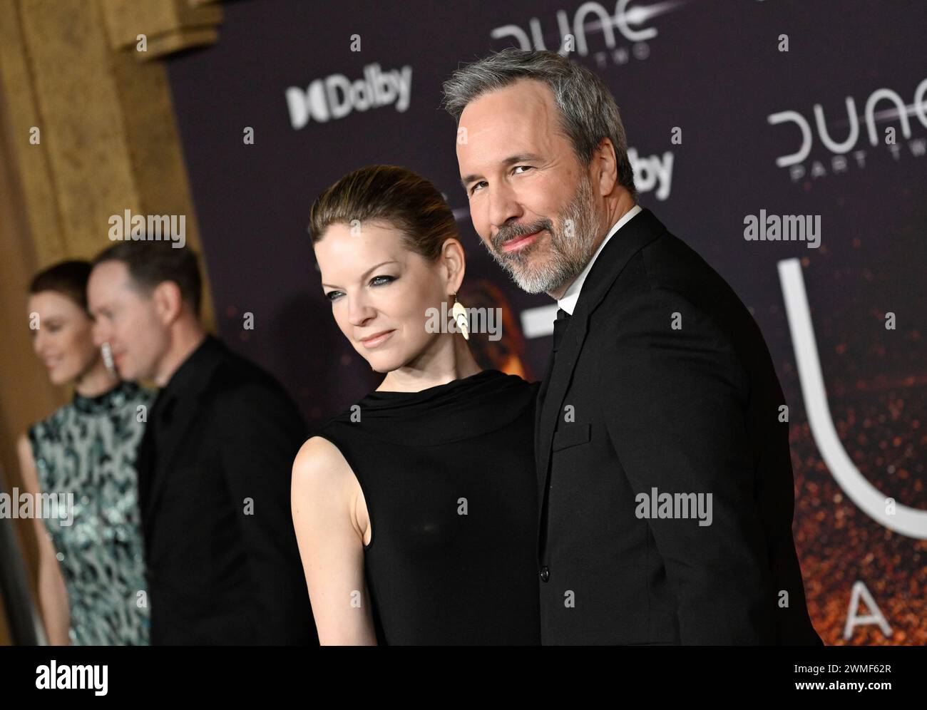 Denis Villeneuve, right, and wife Tanya Lapointe attend the premiere of ...