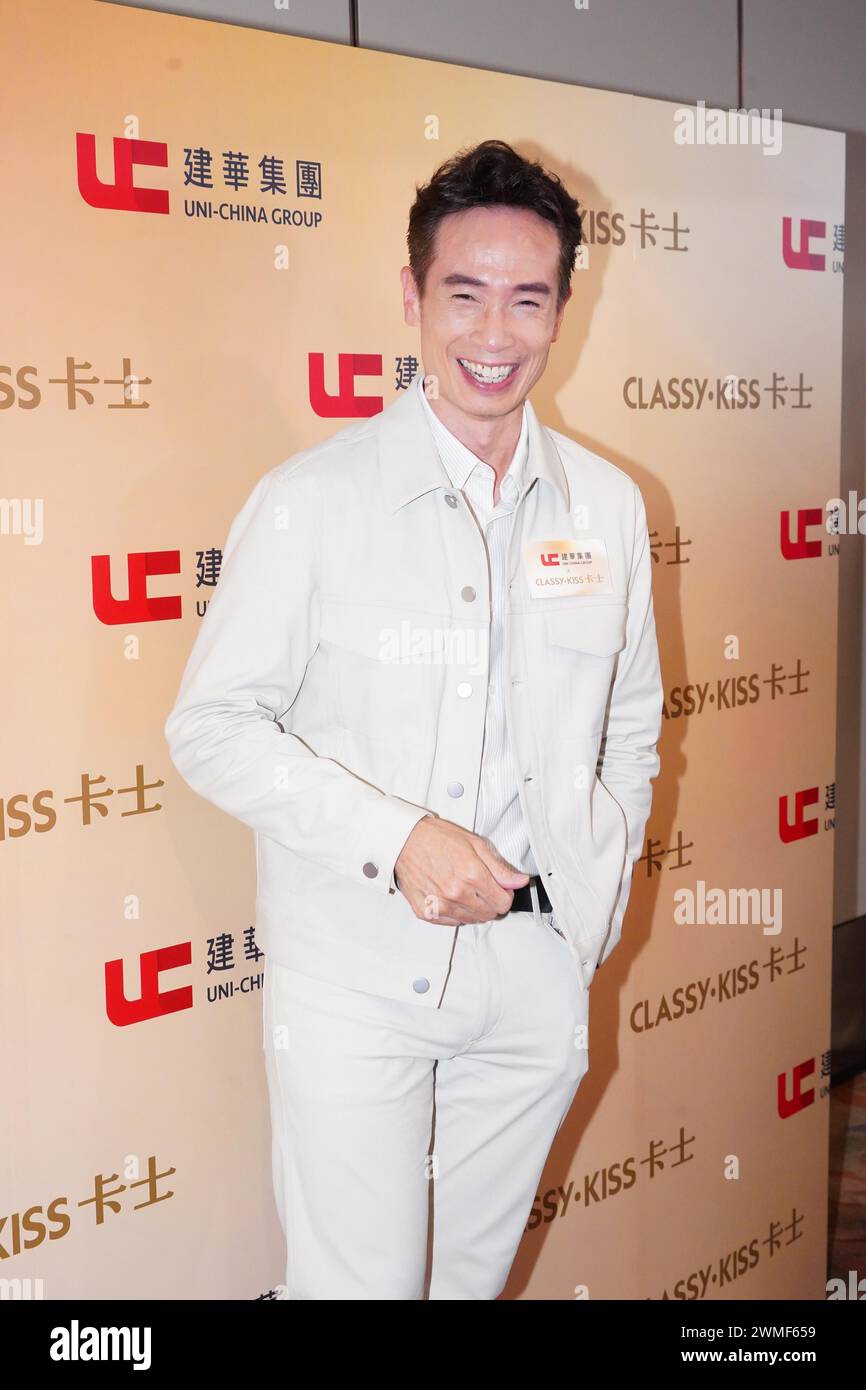 Hong Kong actor Moses Chan attends an activity in Hong Kong, China ...