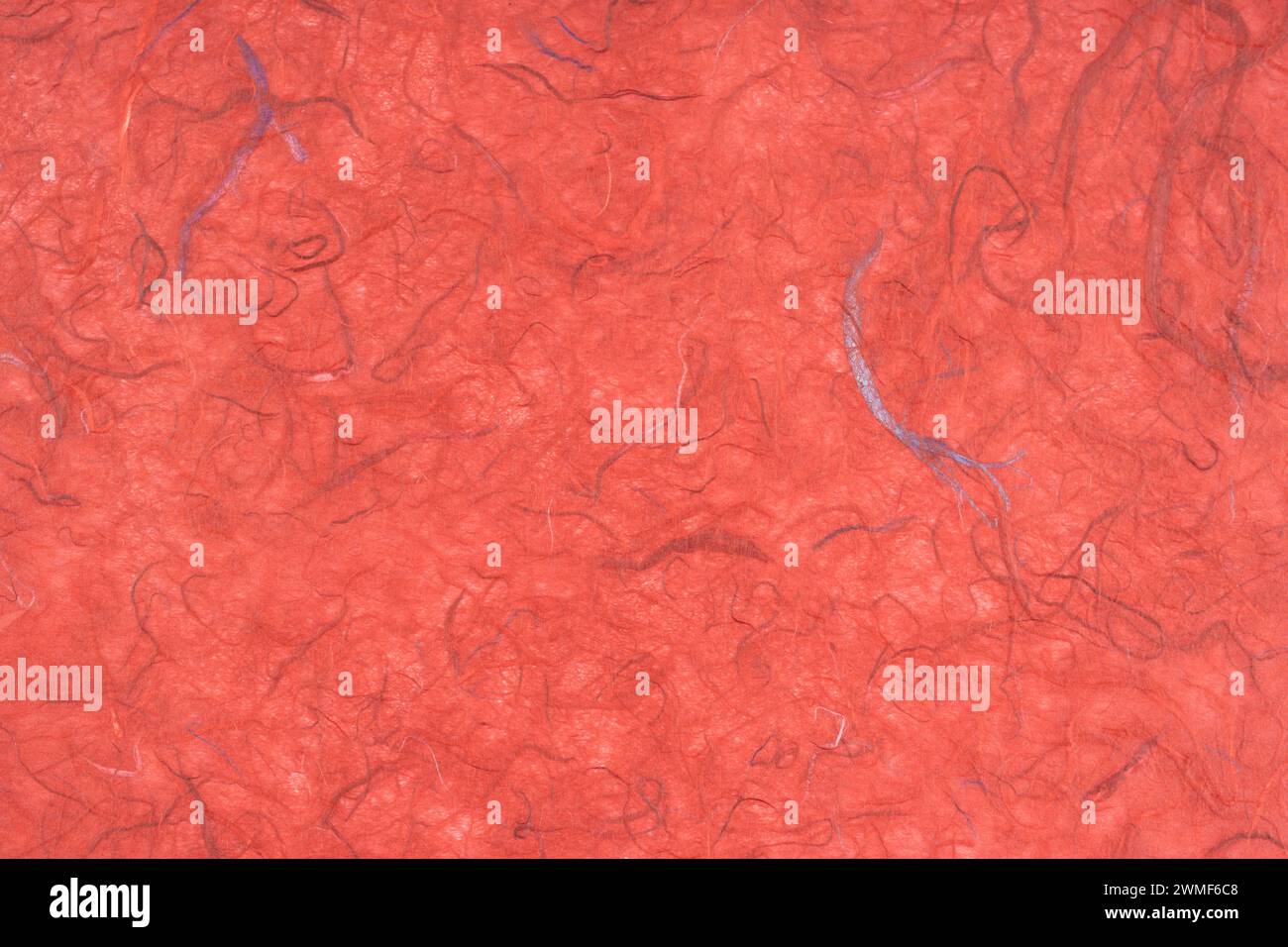 Red color mulberry paper texture as background Stock Photo - Alamy