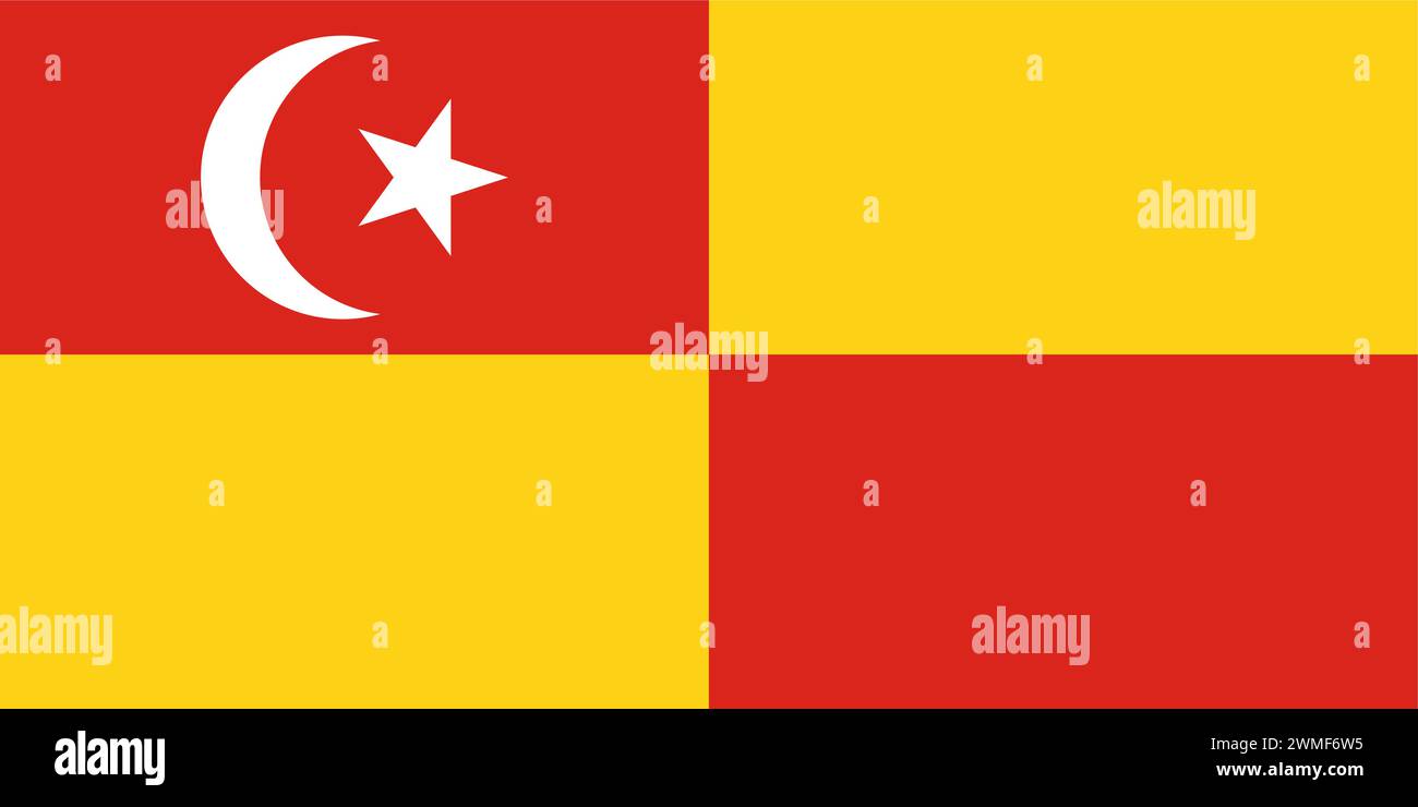 Flag of Selangor State (Malaysia) Selangor Darul Ehsan Stock Vector ...