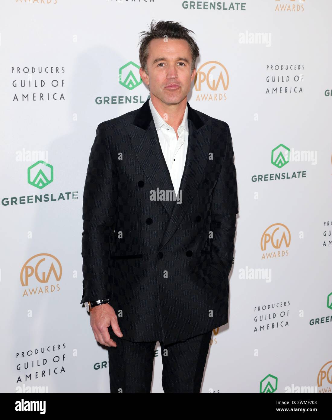 Hollywood, USA. 25th Feb, 2024. Rob Mc Elhenney arrives at The 35 ...