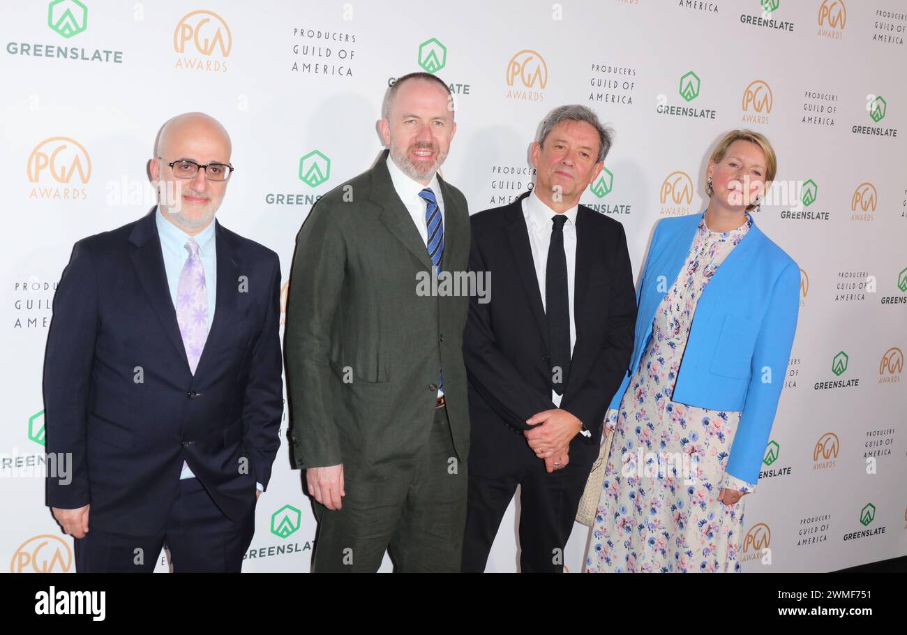 Hollywood, USA. 25th Feb, 2024. Suzanne Mackie, Martin Harrison ...