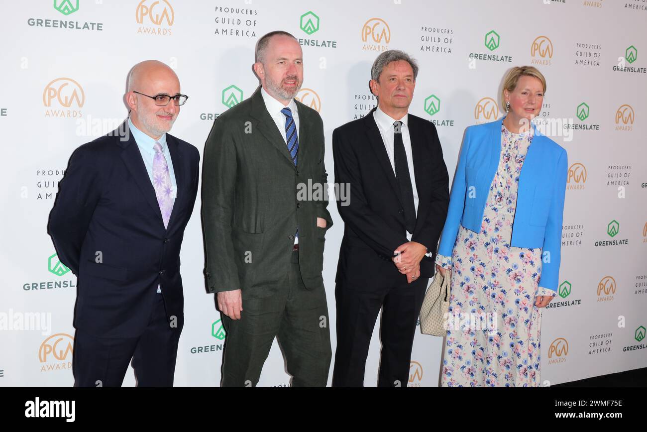 Hollywood, USA. 25th Feb, 2024. Suzanne Mackie, Martin Harrison ...