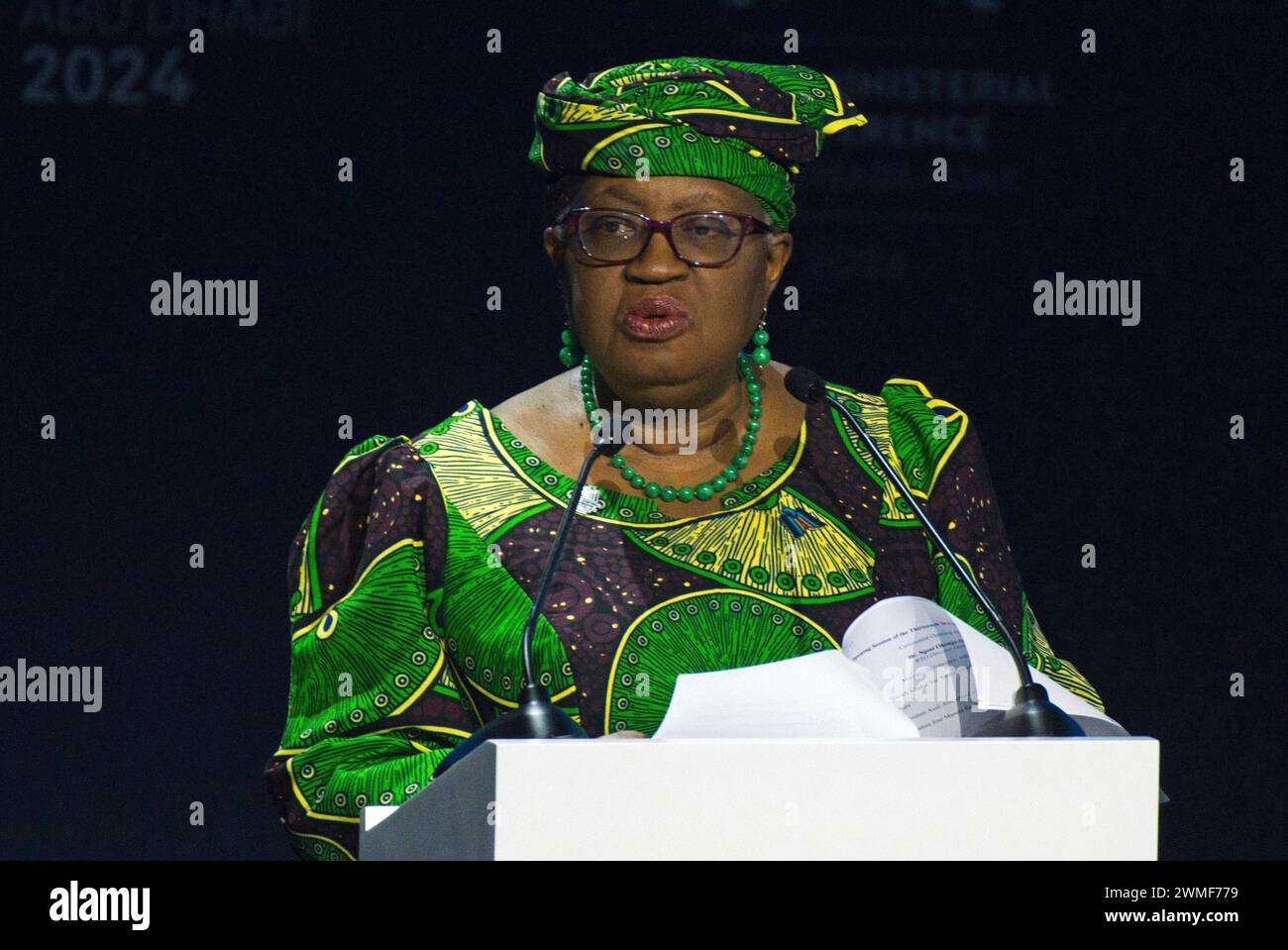 World Trade Organization Director-General Ngozi Okonjo-Iweala speaks at ...