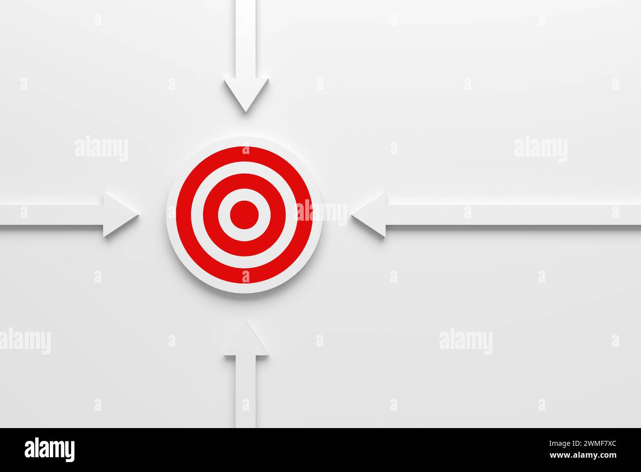 Target goal achievement and business success concept. Goal setting ...