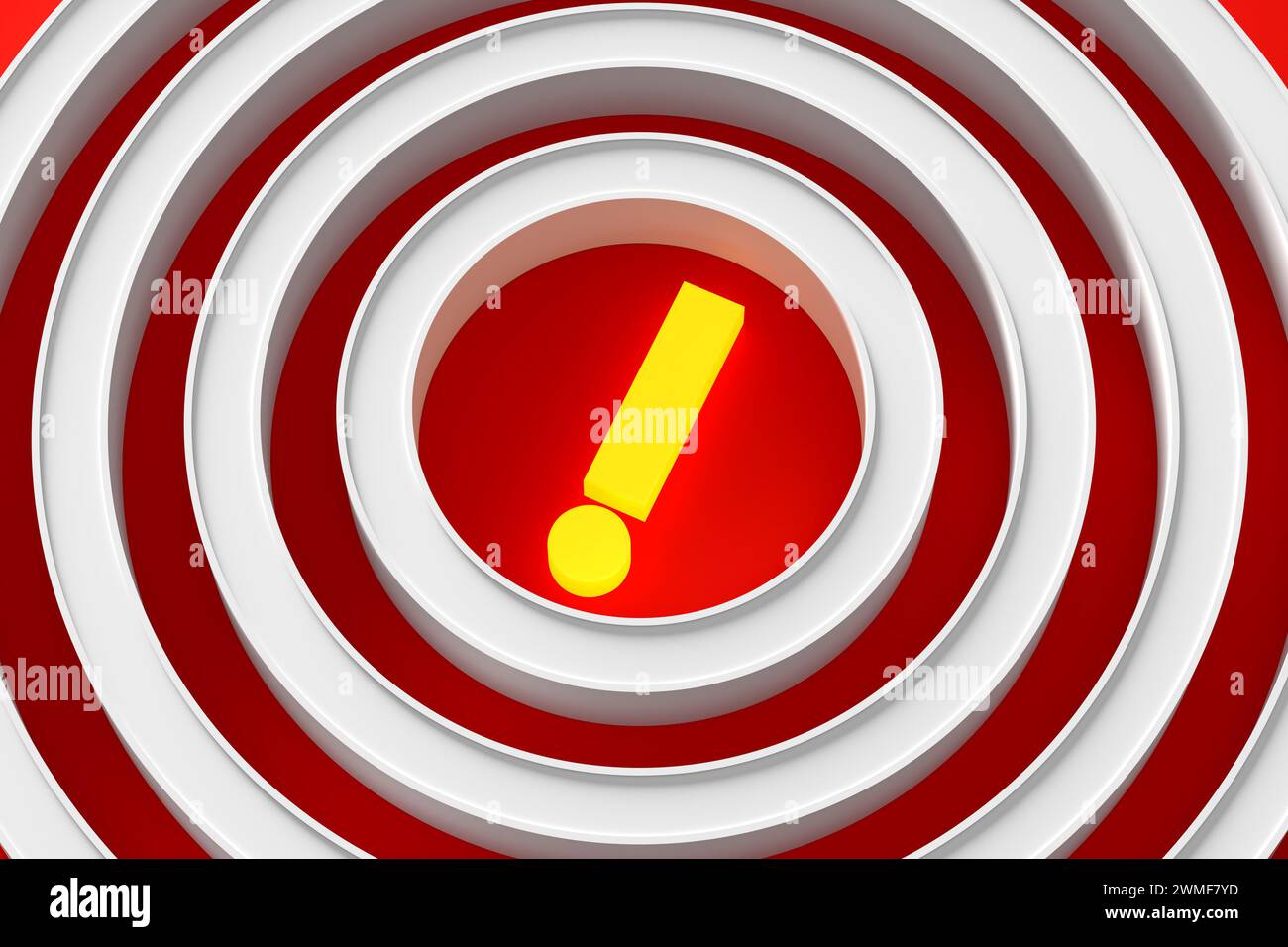 Risk, warning, danger, problem and important notice concepts ...