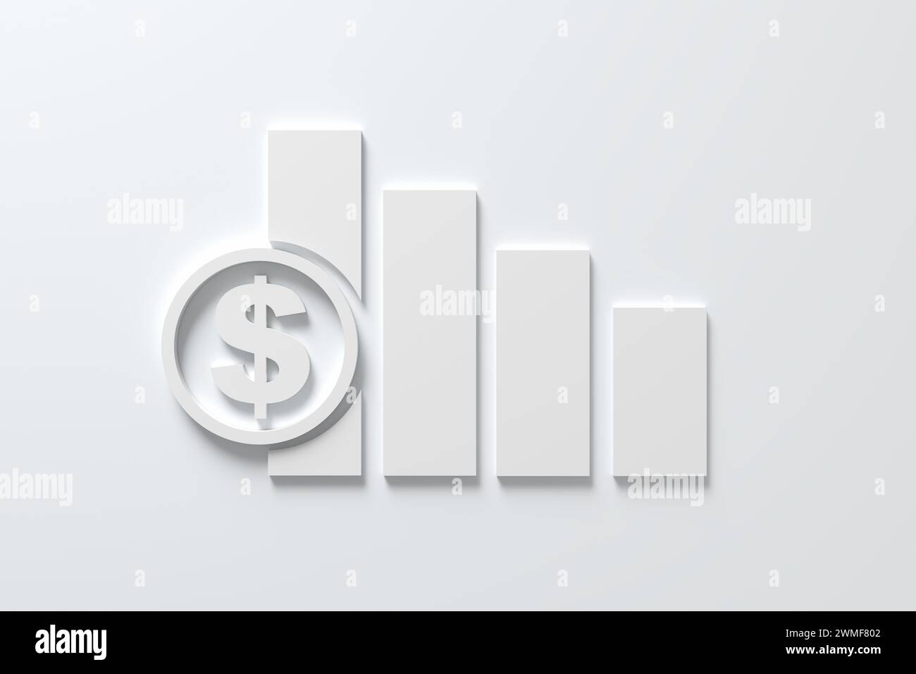 Decrease dollar hi-res stock photography and images - Alamy
