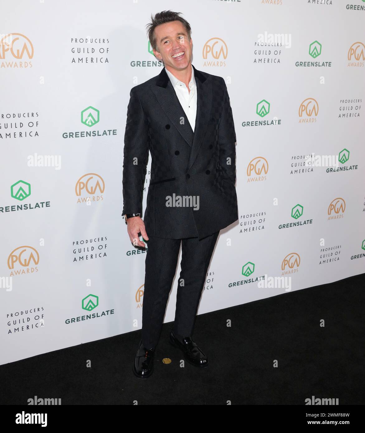 Hollywood, USA. 25th Feb, 2024. Rob Mc Elhenney arrives at The 35 ...