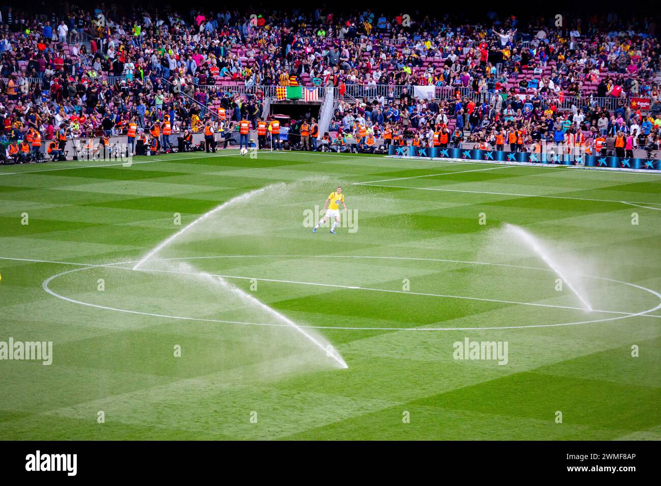 Football pitch sprinklers hi-res stock photography and images - Alamy