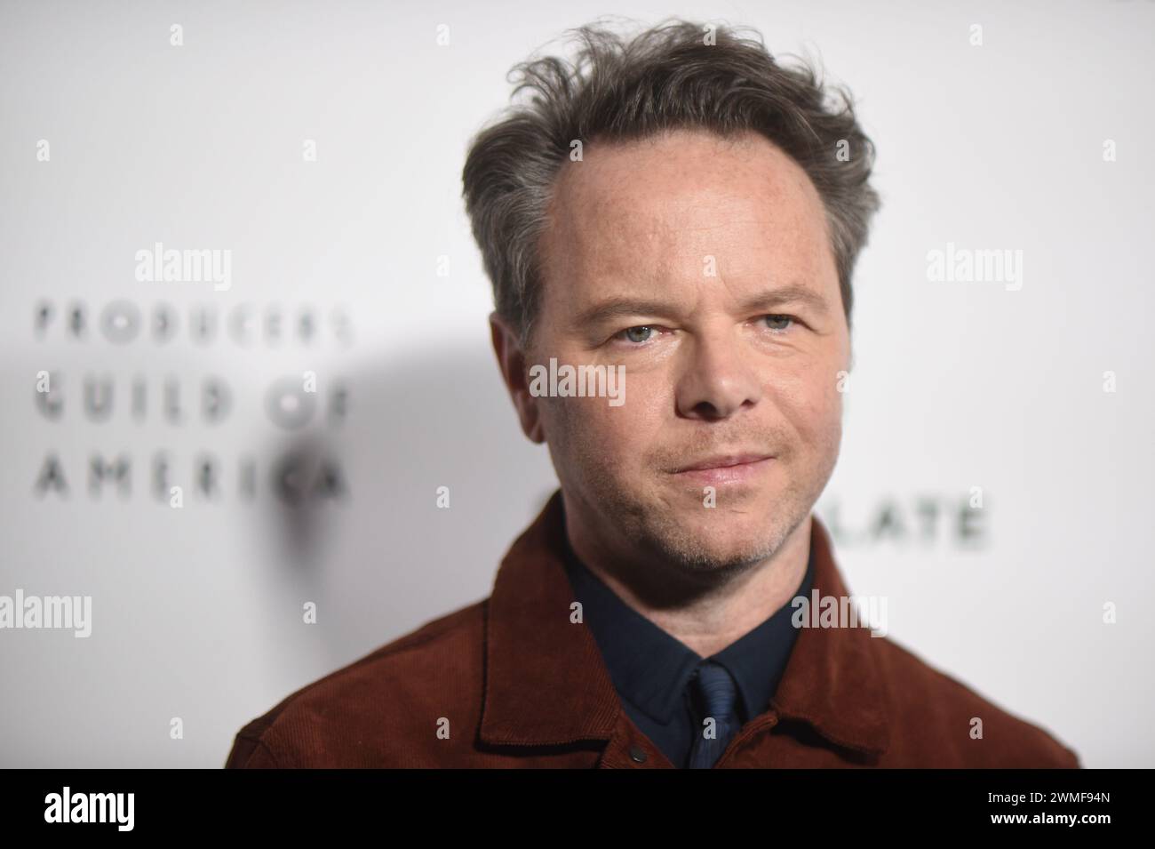 Noah Hawley arrives at the 35th Annual Producers Guild Awards on Sunday ...