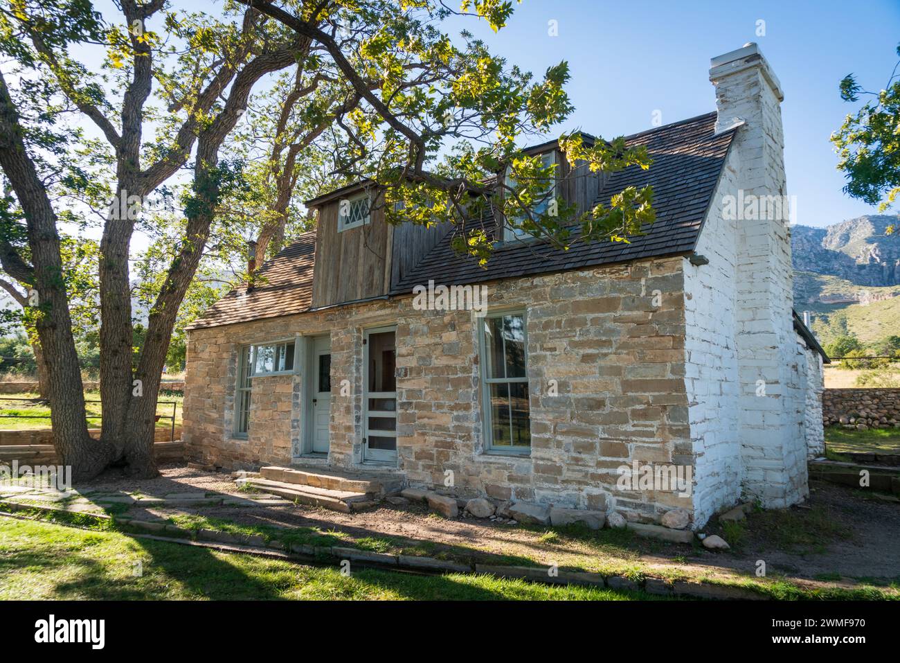 Frijole Ranch Museum at Guadalupe Mountains National Park in Western ...