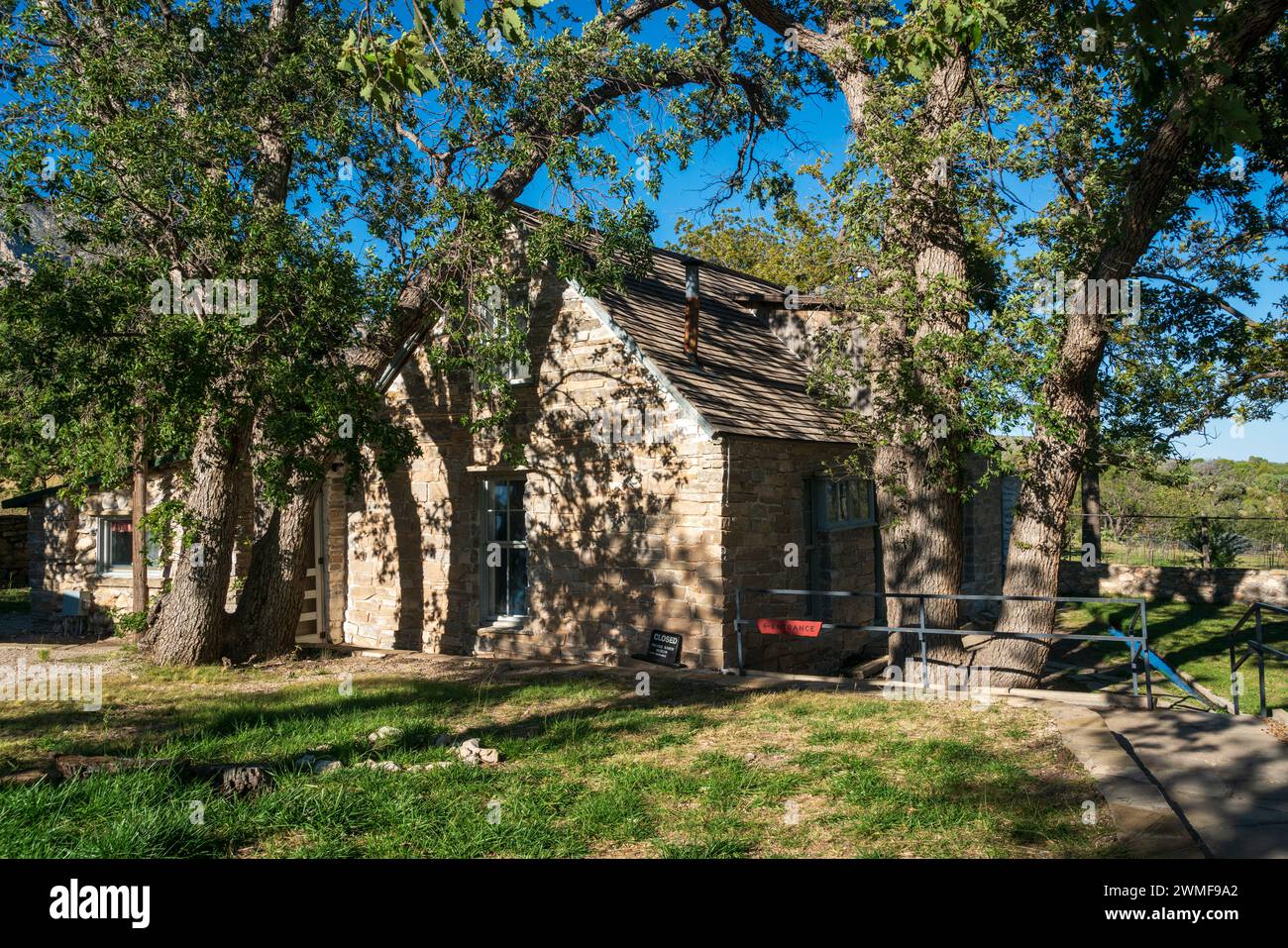 Frijole Ranch Museum at Guadalupe Mountains National Park in Western ...