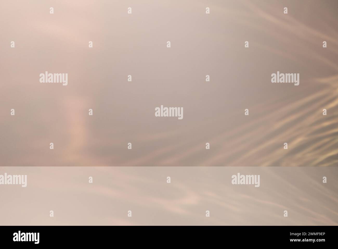 Empty Studio 3d background scene with disco crystal caustic light ...