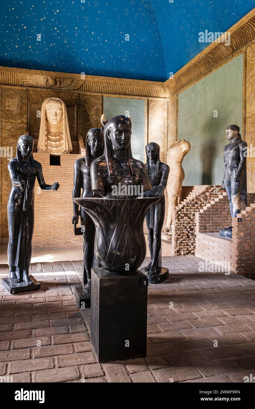 serapeo reconstruction of Villa Adriana, Tivoli, Gregorian Egyptian ...