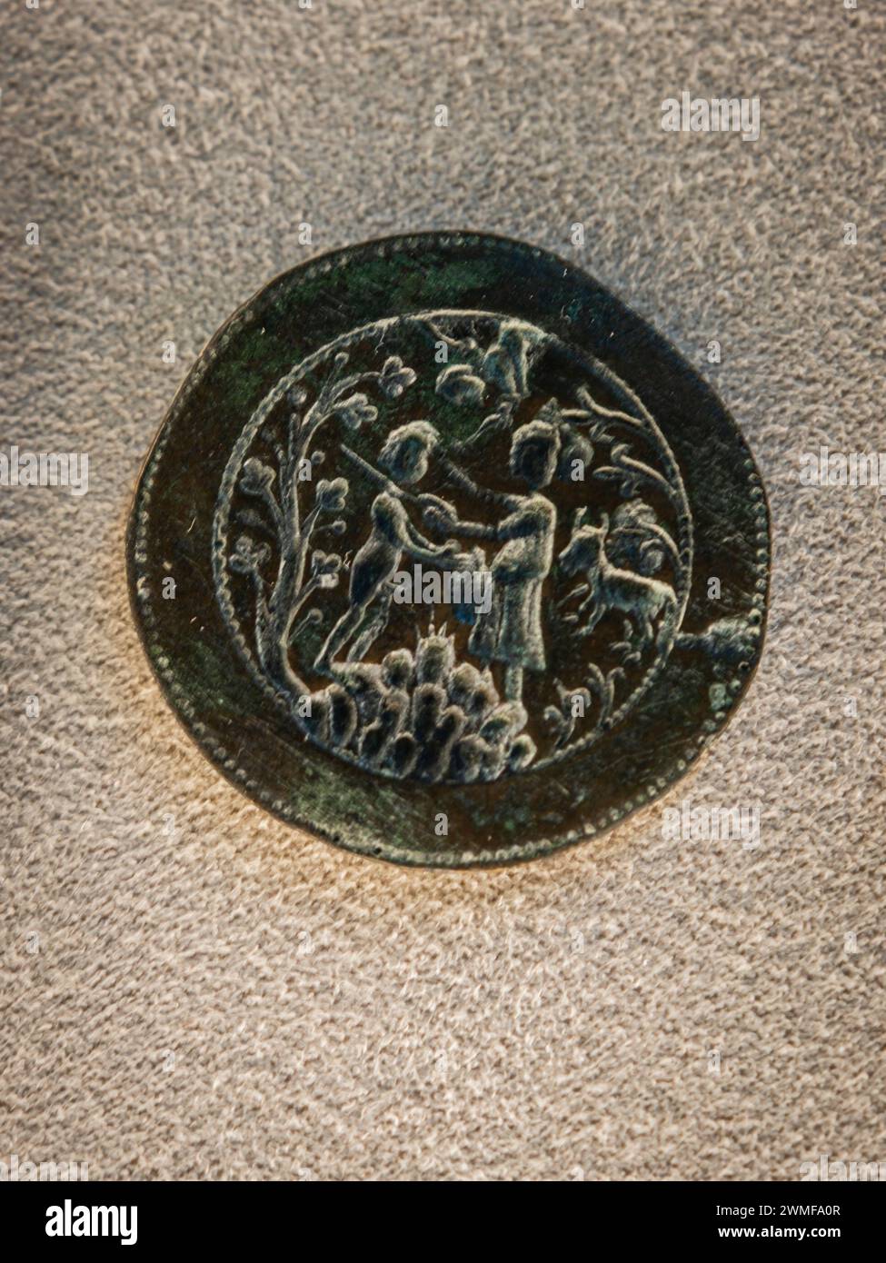 medallion, sacrifice of Isaac, 5th century, Musei Vaticani, State of ...