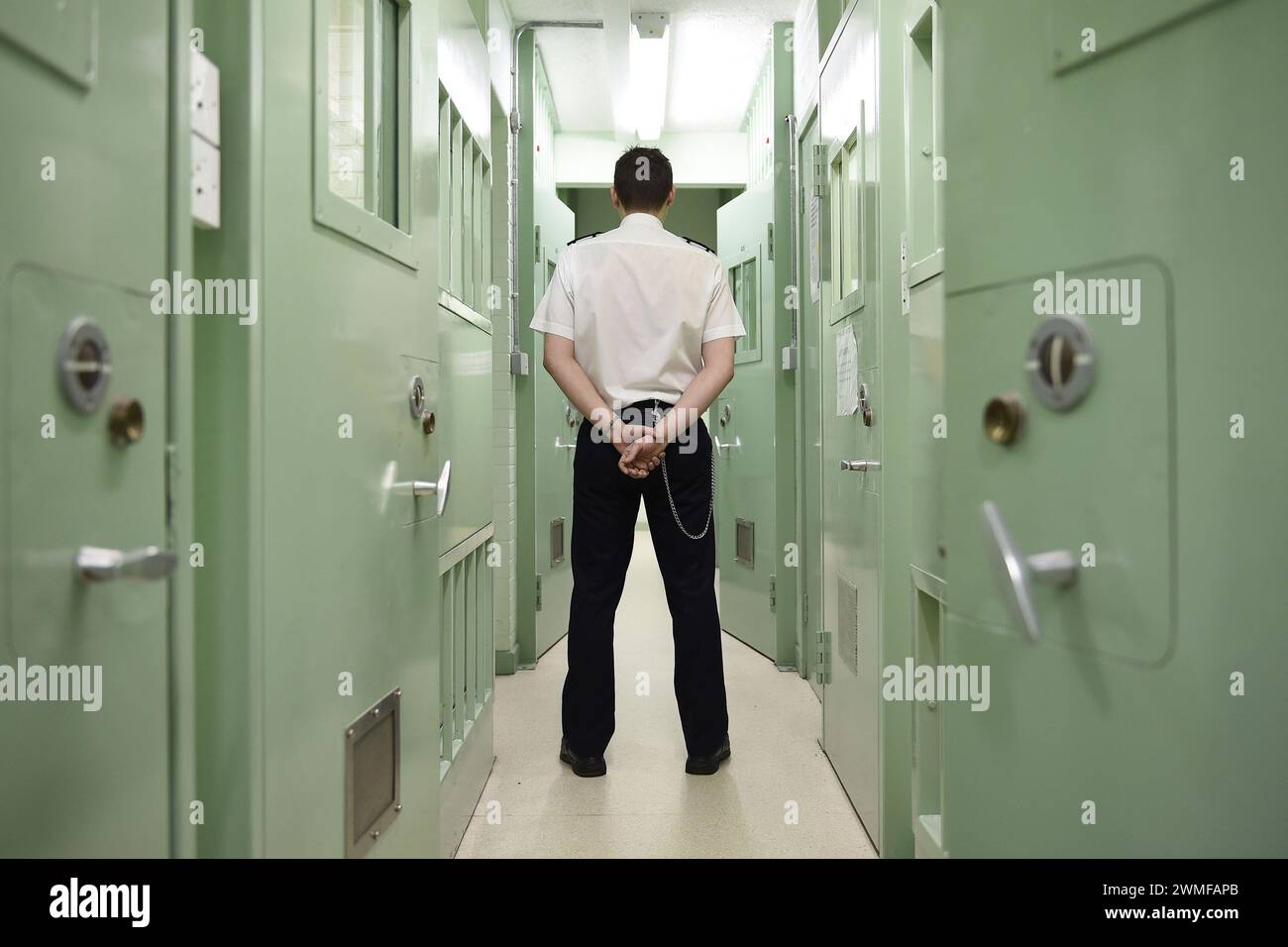 File photo dated 19/11/18 of a member of prison staff, as a specialist ...
