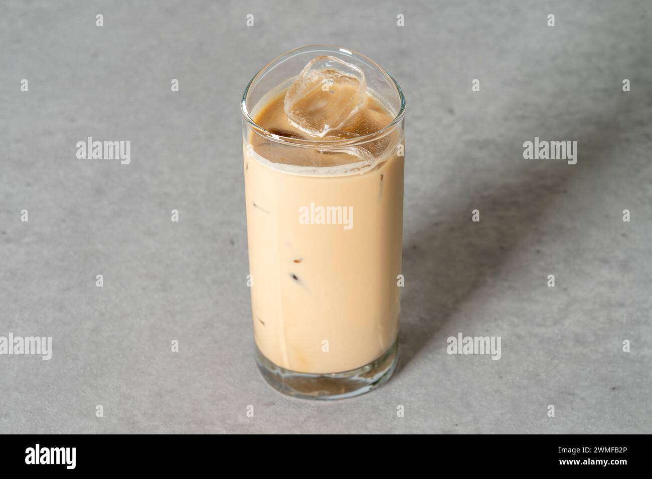 Korean food dish latte coffee ice rice flour latte Nuts Cream Latte ...