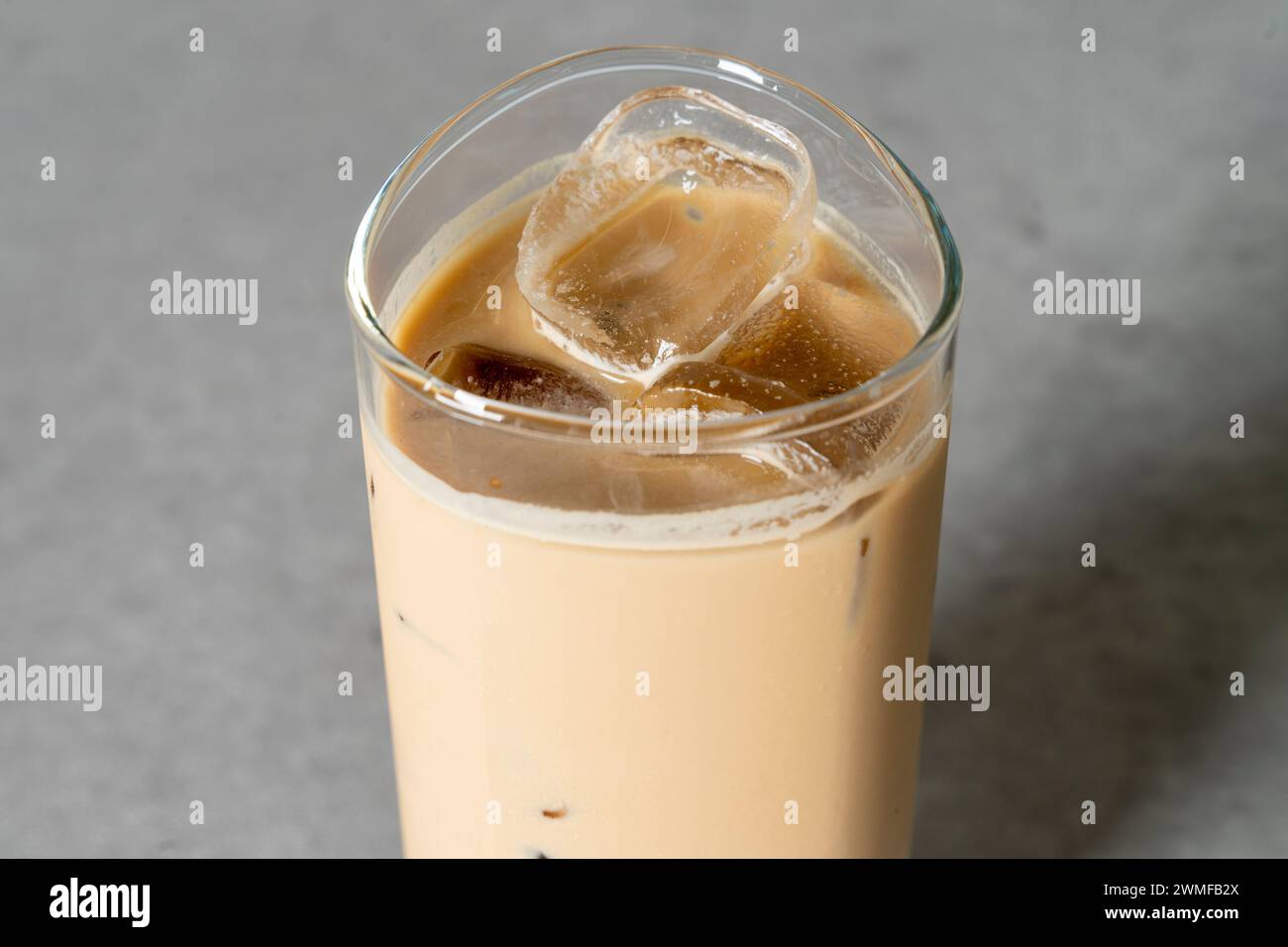 Korean food dish latte coffee ice rice flour latte Nuts Cream Latte ...