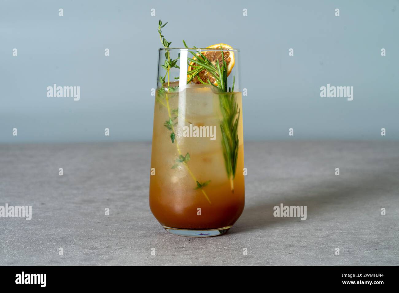triple iced tea Korean food dish all blue Stock Photo - Alamy