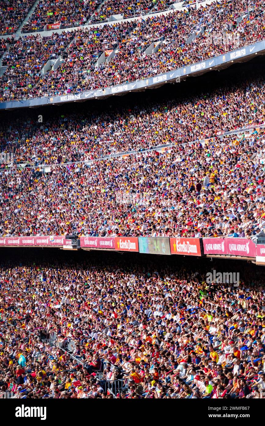 Nou camp football stadium view full hi-res stock photography and images ...