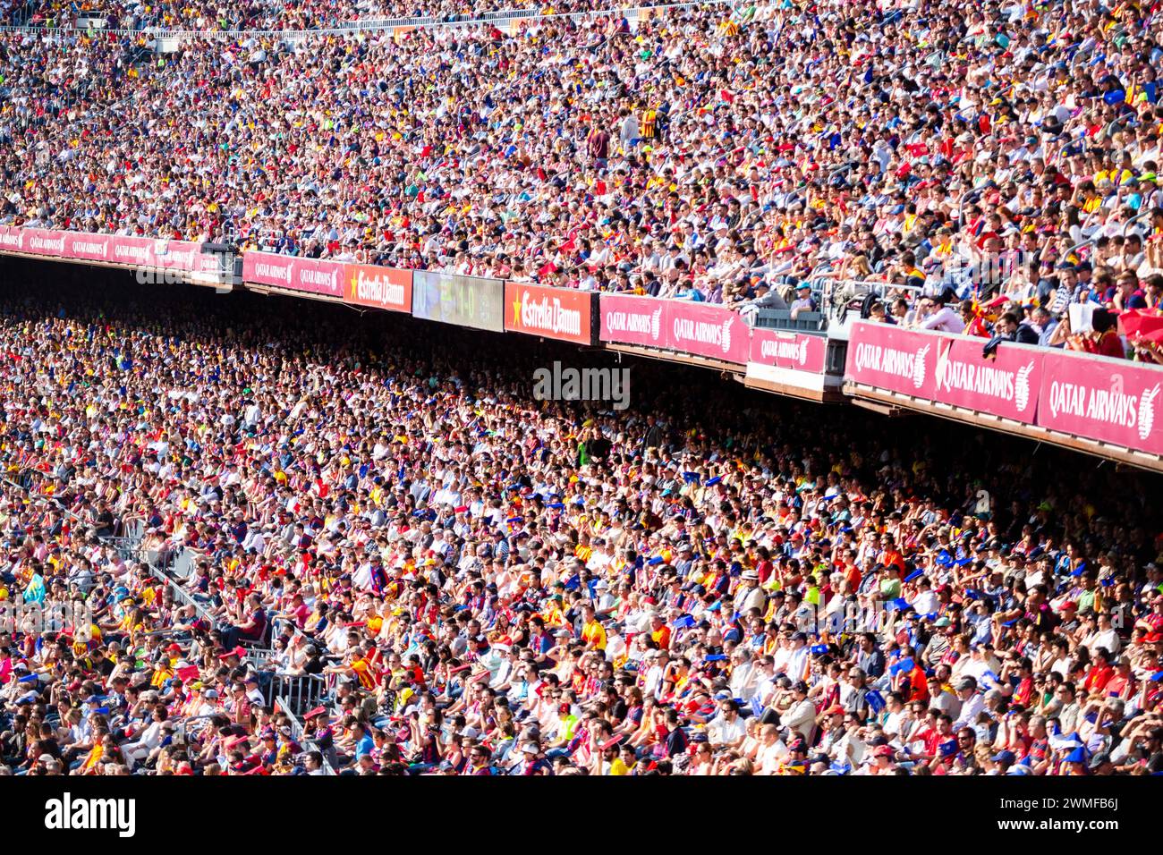 Nou camp football stadium view full hi-res stock photography and images ...