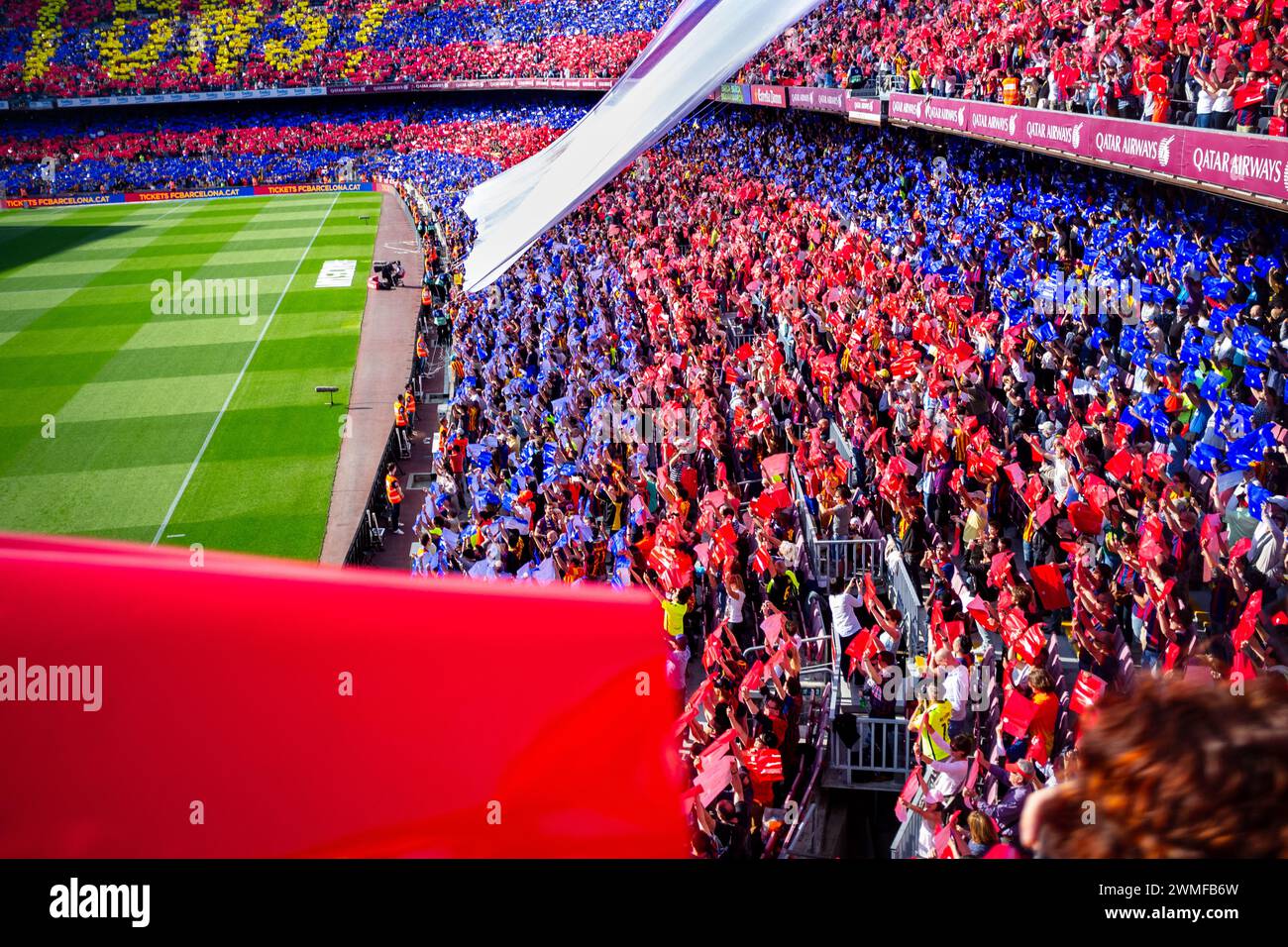 Nou camp football stadium view full hi-res stock photography and images ...