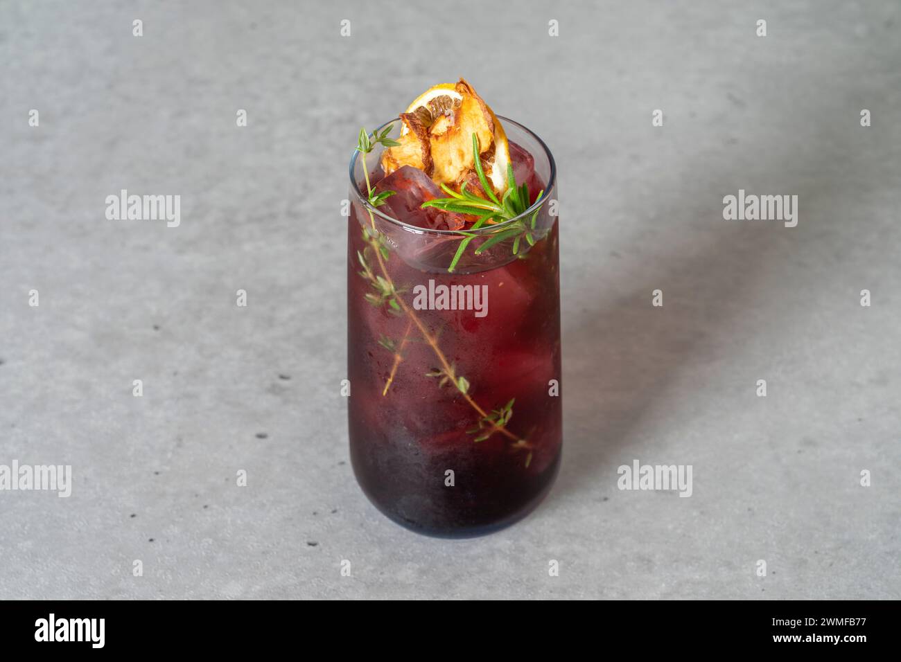 triple iced tea Korean food dish all blue Stock Photo - Alamy