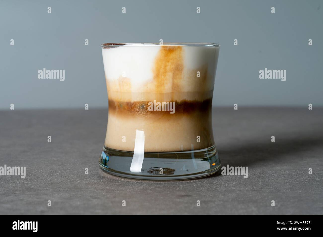 Korean food dish latte coffee ice rice flour latte Nuts Cream Latte ...