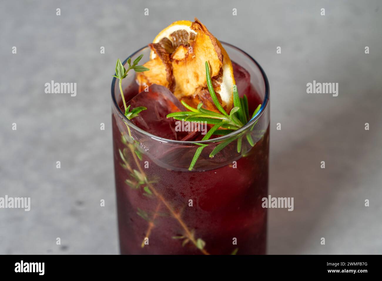 triple iced tea Korean food dish all blue Stock Photo - Alamy