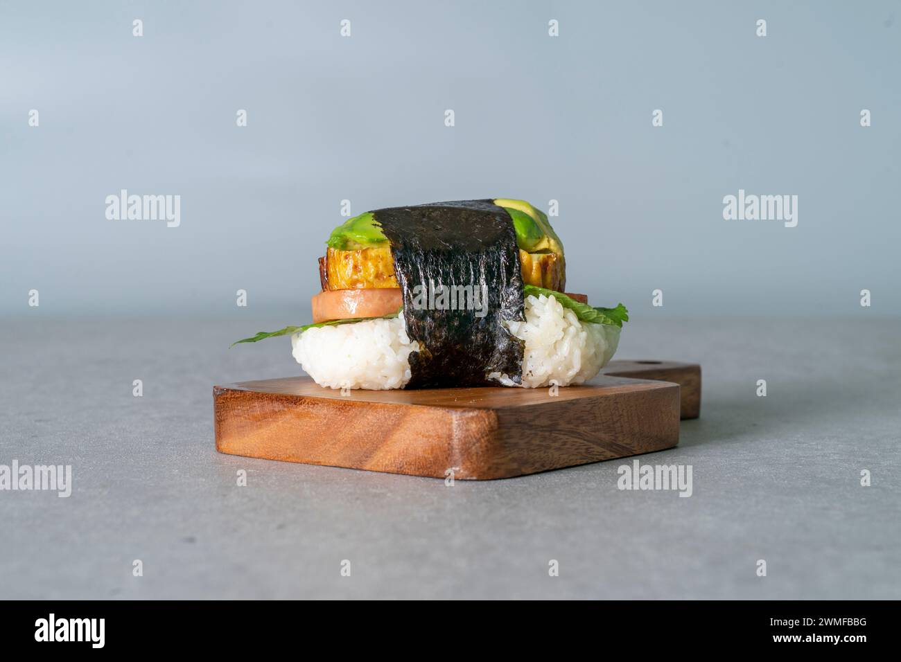 Mentaiko Egg Spam Musubi Korean food dish meal Salted pollack roe. Spam ...