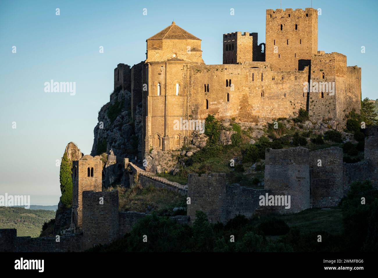 Loarre castle romanesque abbey hi-res stock photography and images - Alamy