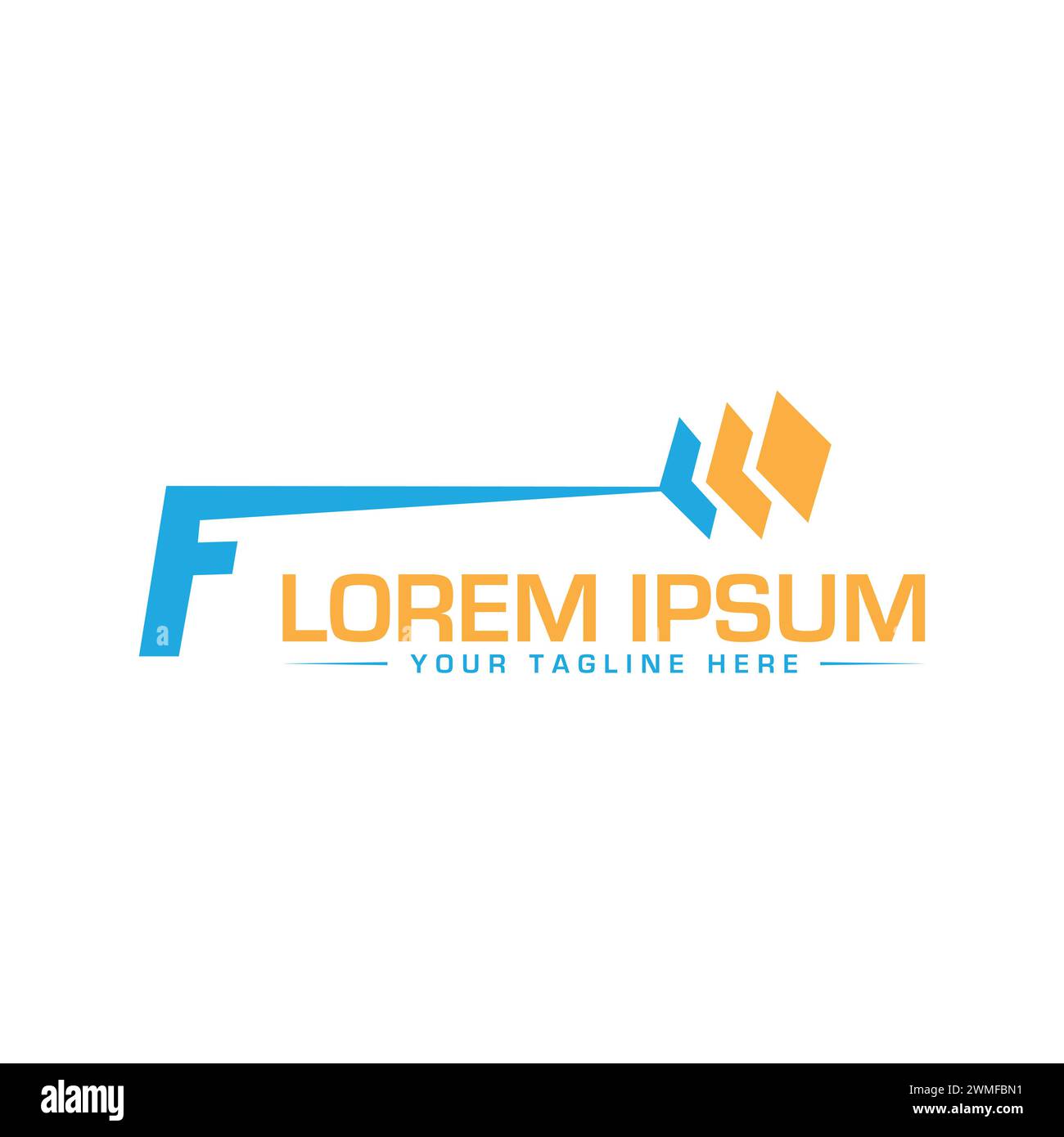 F Letter Logo Design. Creative and Professional F Logo Design Stock ...