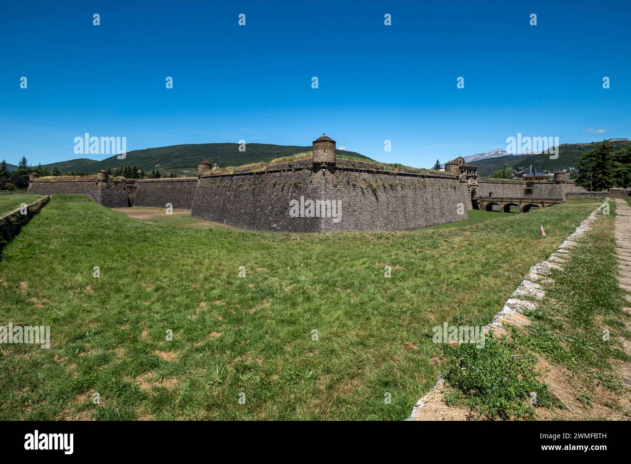 Ciudadela de Jaca,Castillo de San Pedro, Jaca, Spain Stock Photo - Alamy