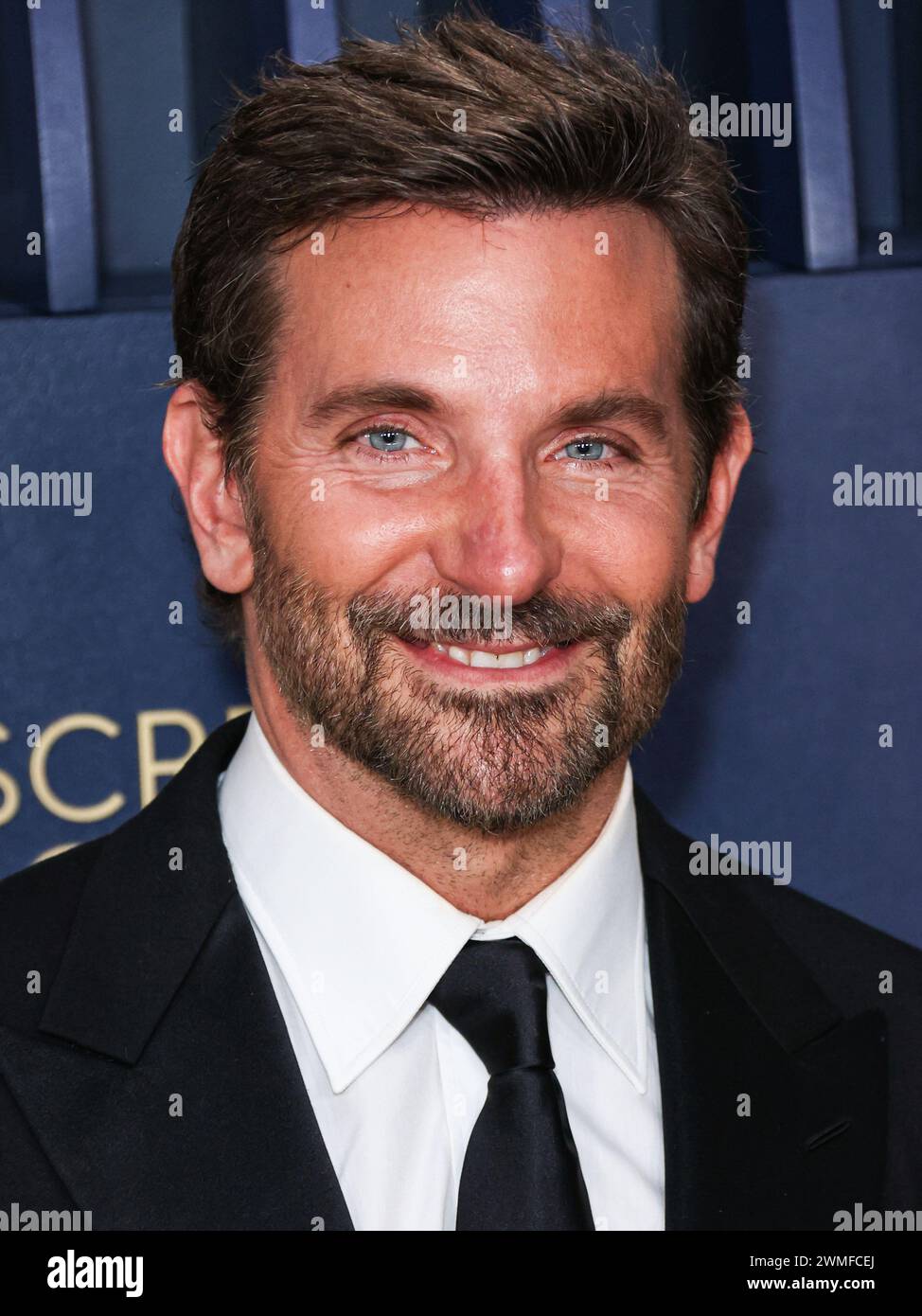 LOS ANGELES, CALIFORNIA, USA - FEBRUARY 24: Bradley Cooper wearing ...
