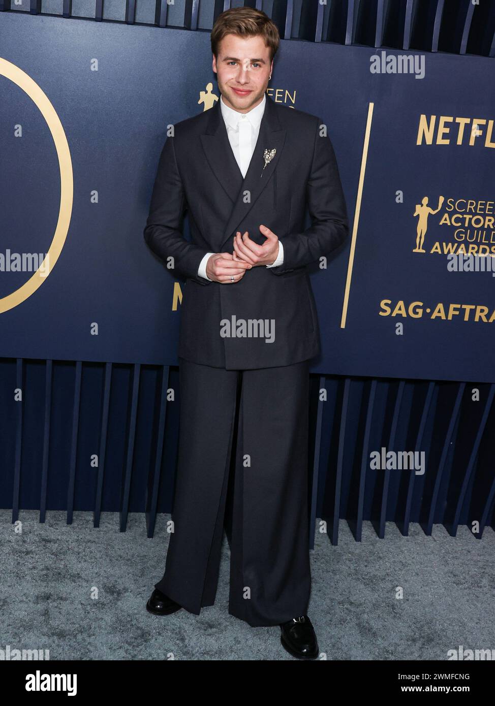 LOS ANGELES, CALIFORNIA, USA - FEBRUARY 24: Ed McVey arrives at the ...