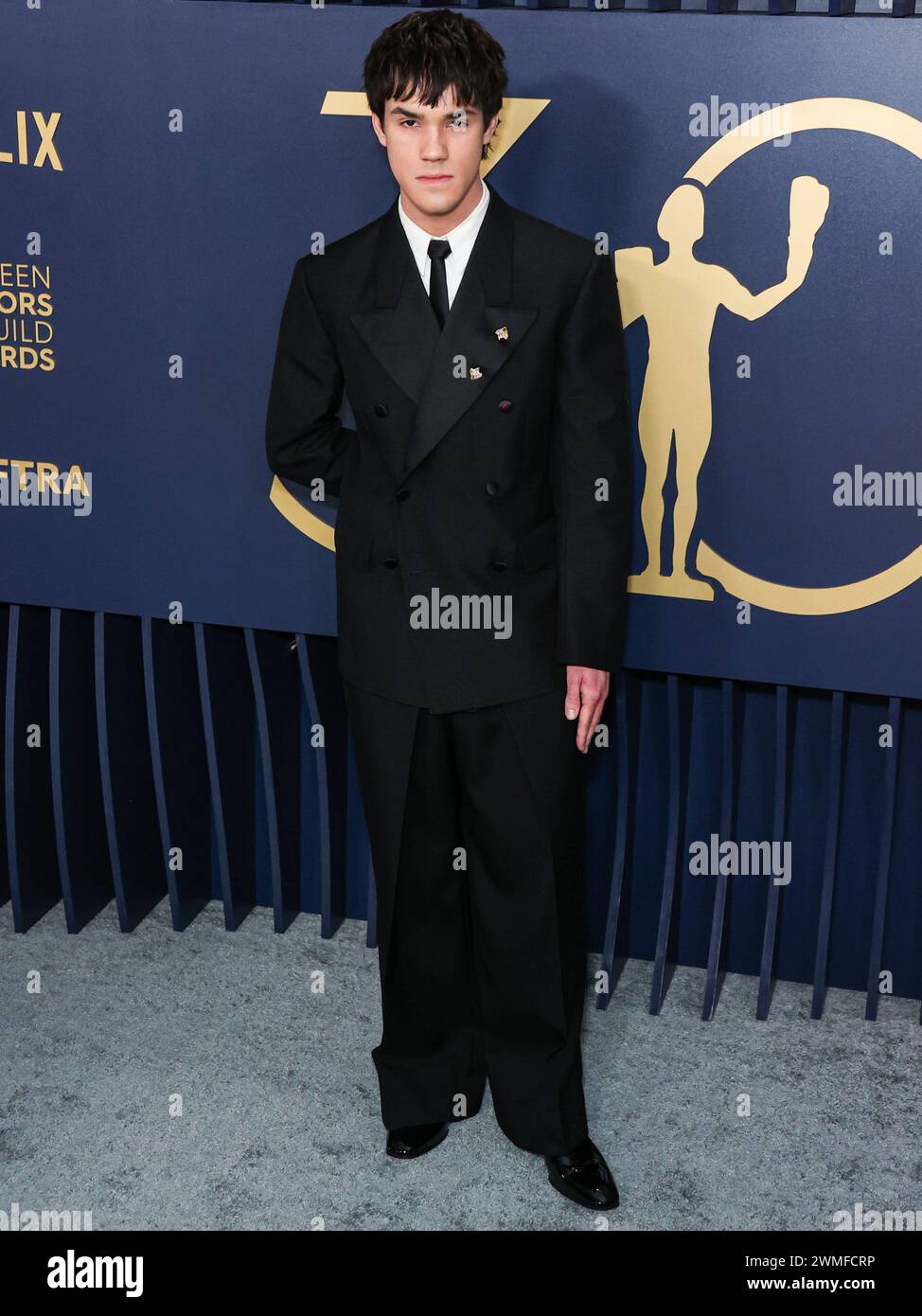 LOS ANGELES, CALIFORNIA, USA - FEBRUARY 24: Ian Ousley arrives at the ...