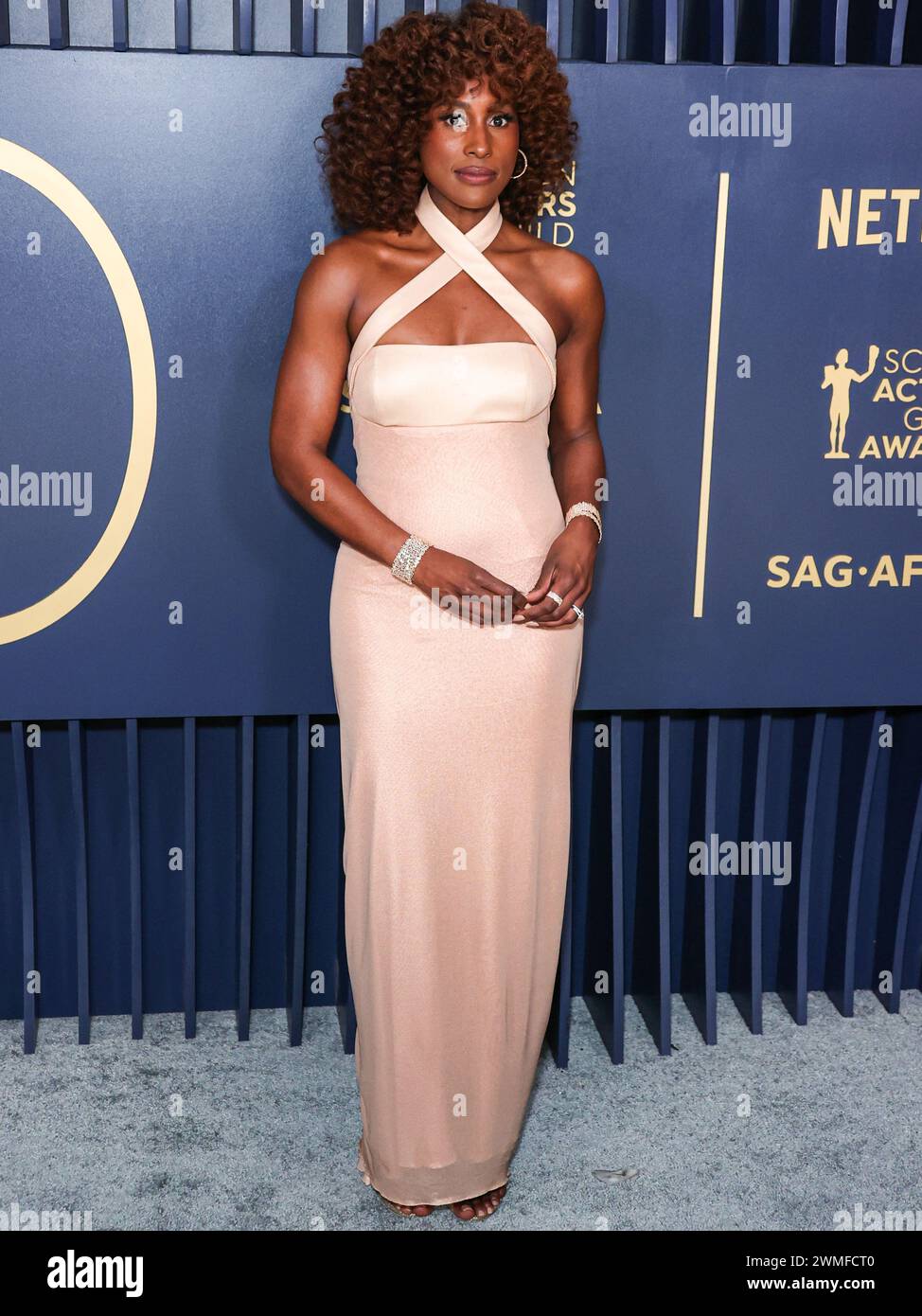 LOS ANGELES, CALIFORNIA, USA - FEBRUARY 24: Issa Rae wearing Suzanne ...