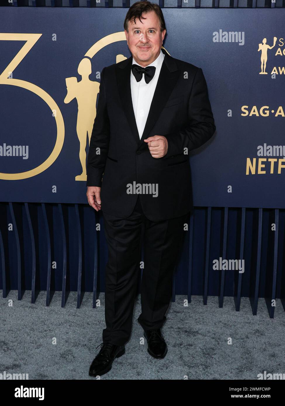 LOS ANGELES, CALIFORNIA, USA - FEBRUARY 24: Jeremy Swift arrives at the ...