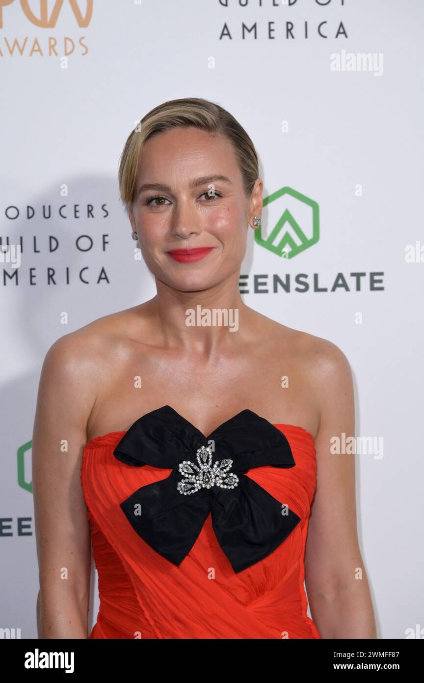 LOS ANGELES, USA. February 25, 2024: Brie Larson at the 2024 Producers ...