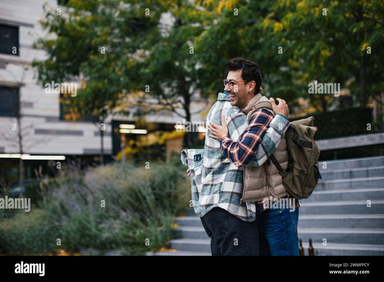 One armed hug hi-res stock photography and images - Alamy