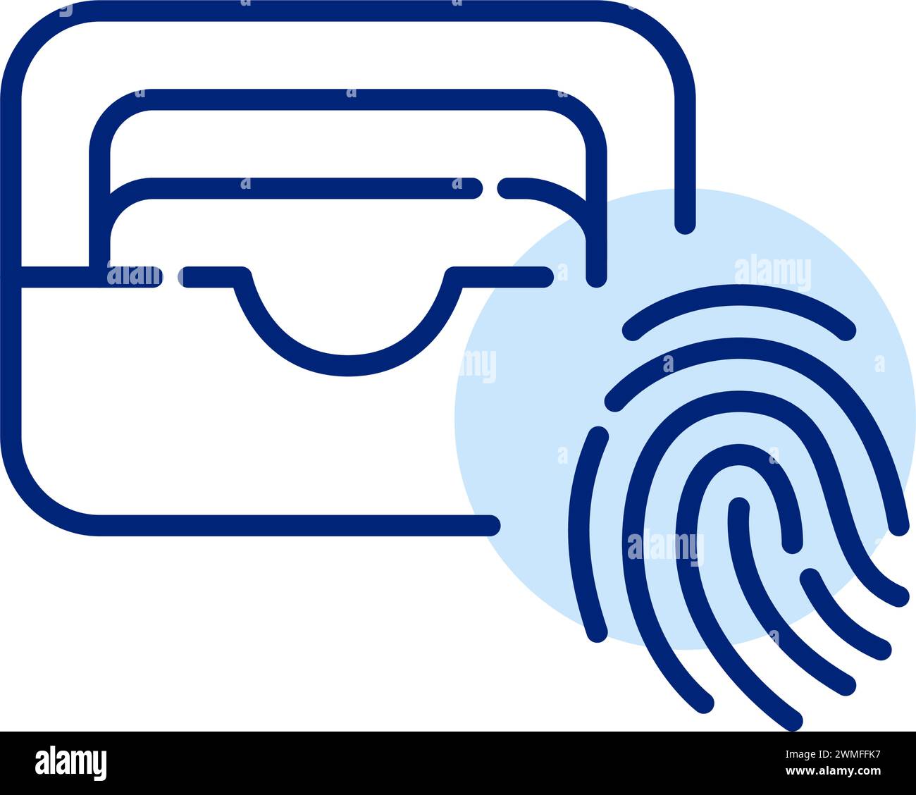 Identity protection wallet Stock Vector Images - Alamy