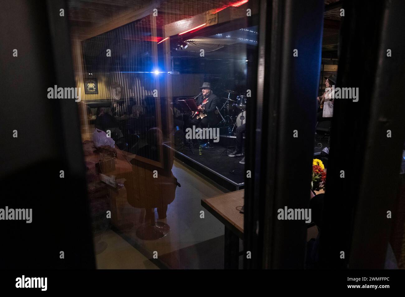 Tehran, Iran. 25th Feb, 2024. Iranian musicians and members of the ...