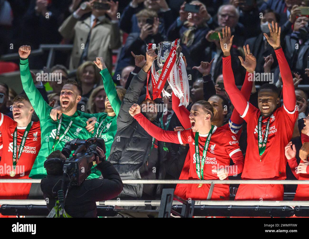 London, UK. 25th Feb, 2024 - Chelsea v Liverpool - Carabao Cup Final ...