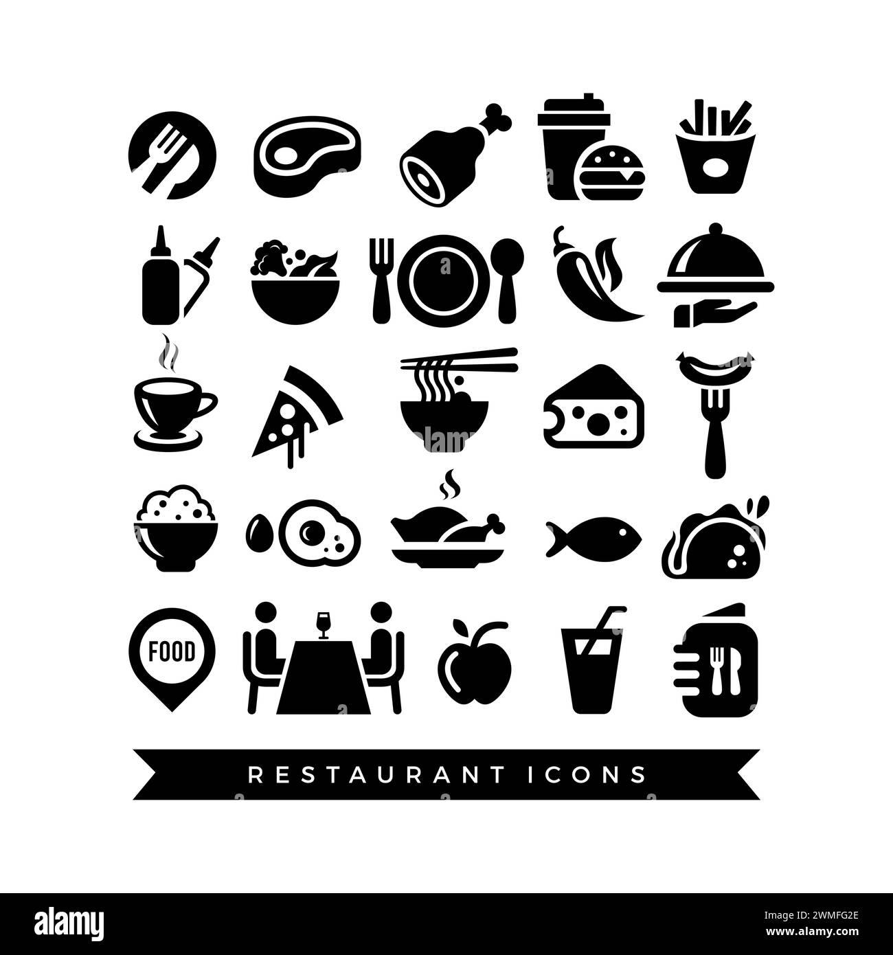 Drink cup lunch icon Stock Vector Images - Alamy