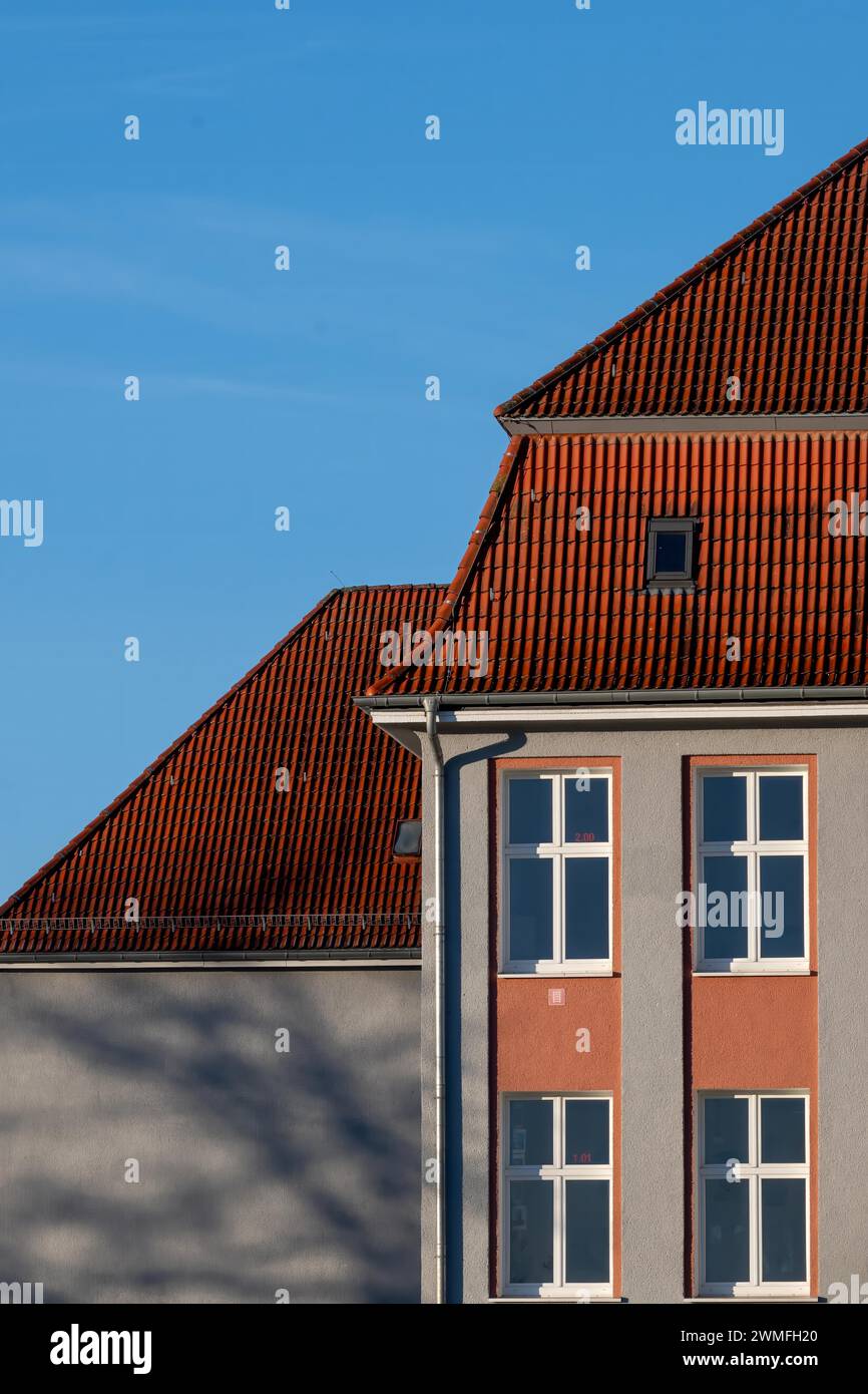 House of the 30s with fresh colours Stock Photo - Alamy