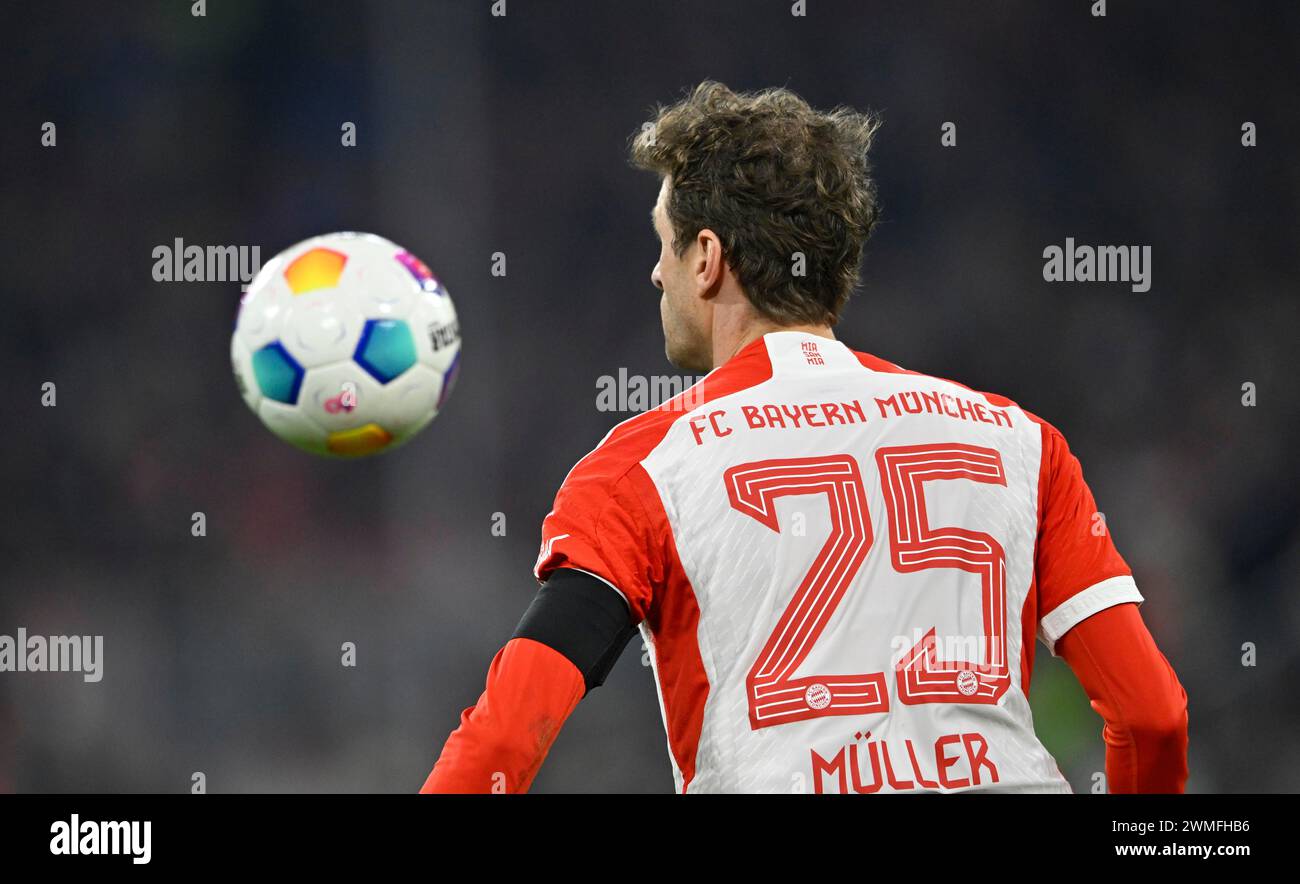 Thomas Mueller FC Bayern Muenchen FCB (25) Action on the ball Allianz ...