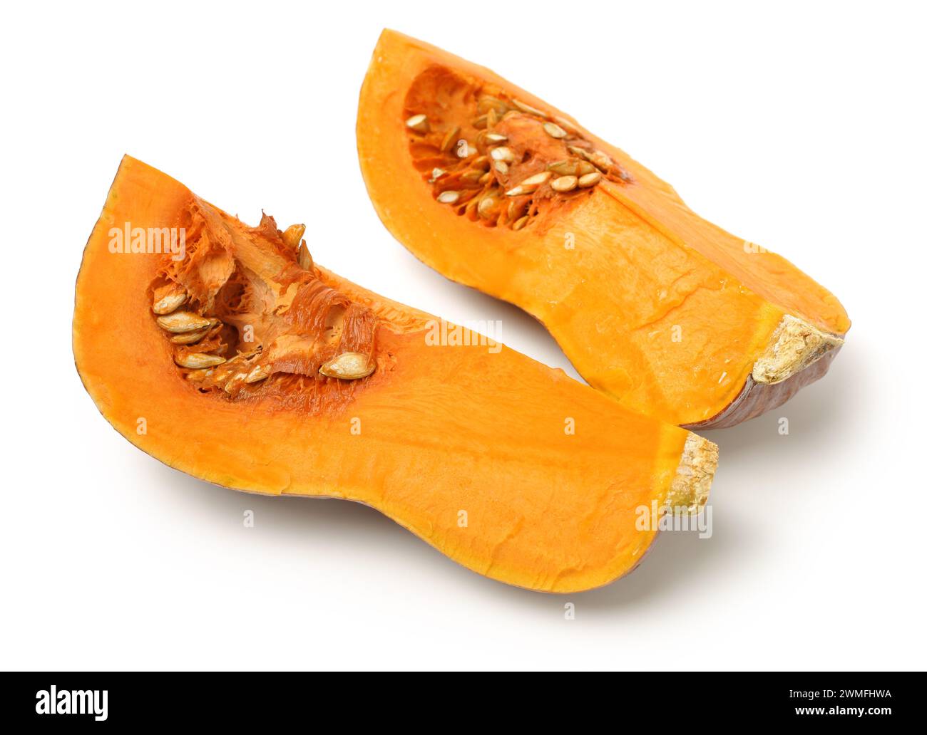 butternut squash isolated on white background Stock Photo - Alamy