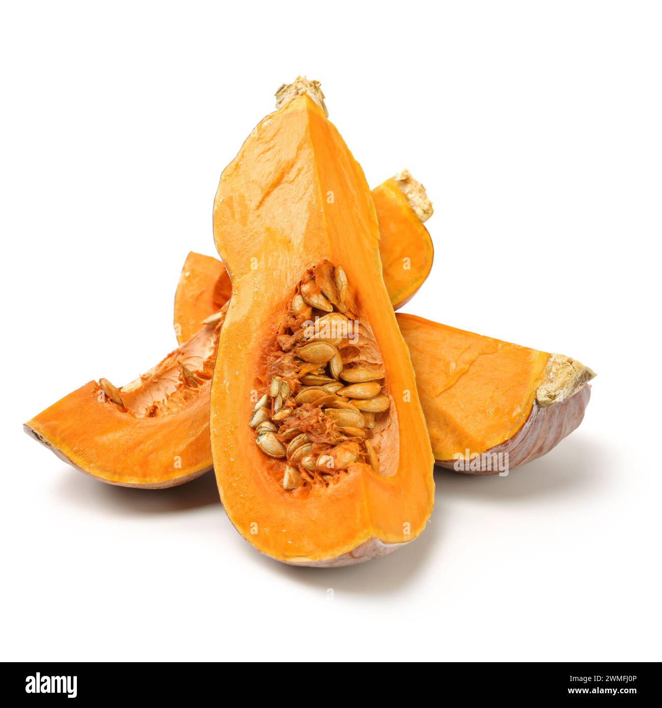 butternut squash isolated on white background Stock Photo - Alamy