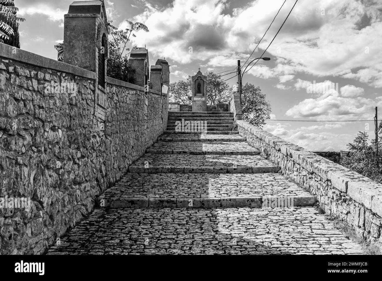 Sanctuary pilgrimage Black and White Stock Photos & Images - Alamy